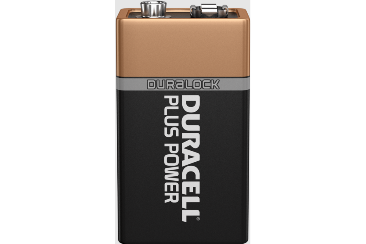 Батарейки Duracell Plus 9V PP3 6LR61 | 4 штуки в комплекті